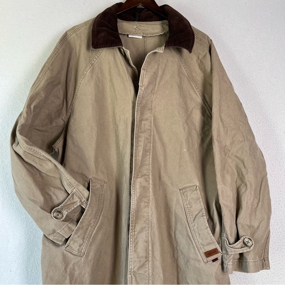 Woolrich | Jackets & Coats | Vintage Woolrich Tan Cotton Canvas Duster ...
